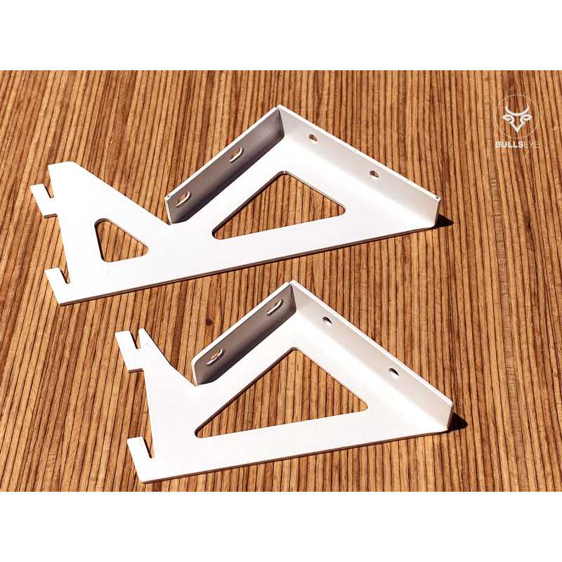 Supports for making your own INCLINED wall shelves